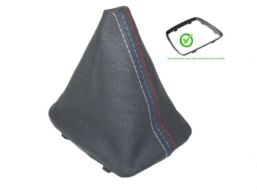 Shift Boot For Bmw E46 1999-2005 With Bottom Plastic Frame Suede TRI ...