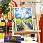 Shuttle Art Acrylic Paint, 15 Pack Acrylic Paint Large Bottle Set, 14+1 ...