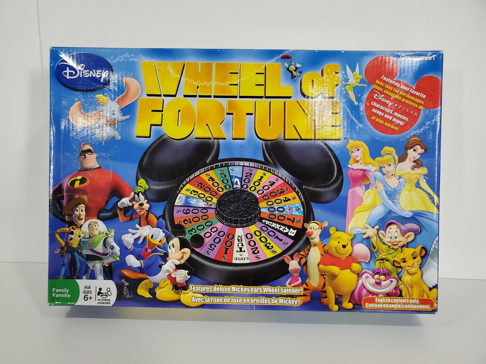 Disney Wheel Of Fortune Board Game