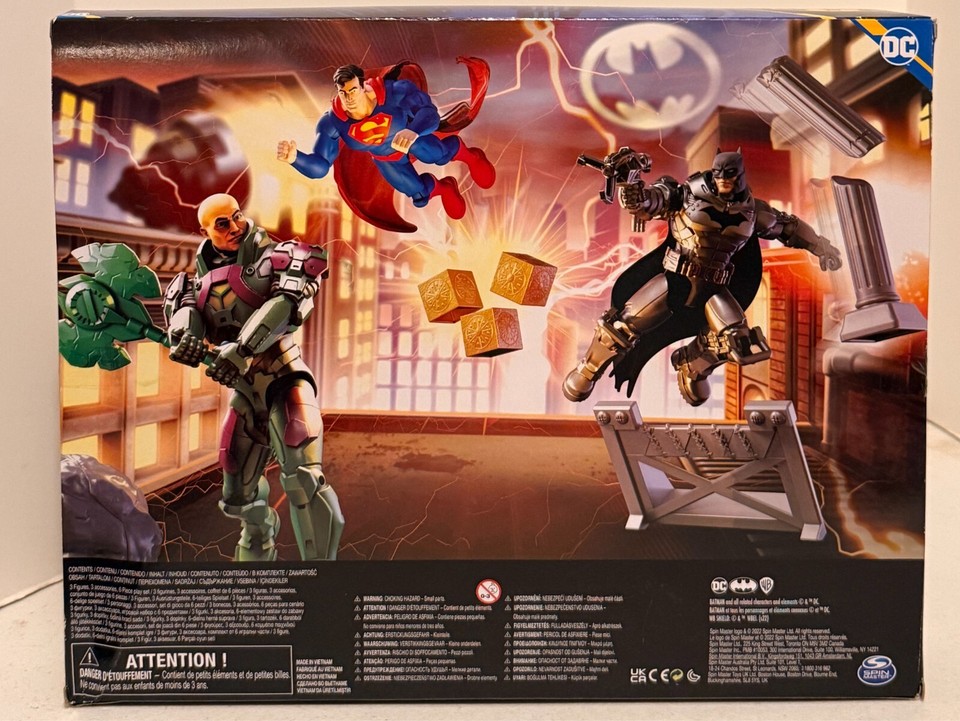DC Comics Batman Wayne Tower Mayhem Set Armored Batman Lex Luther ...