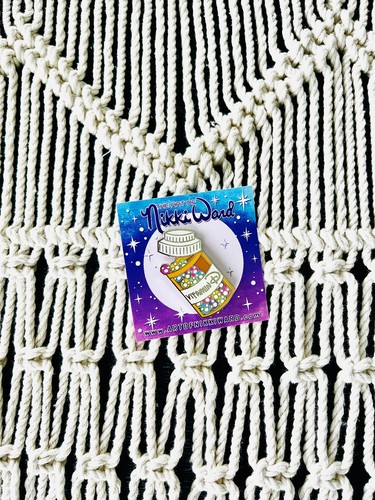 NEW Nikki Ward Vitamin D "Disney" Best Medicine Enamel Pin | eBay