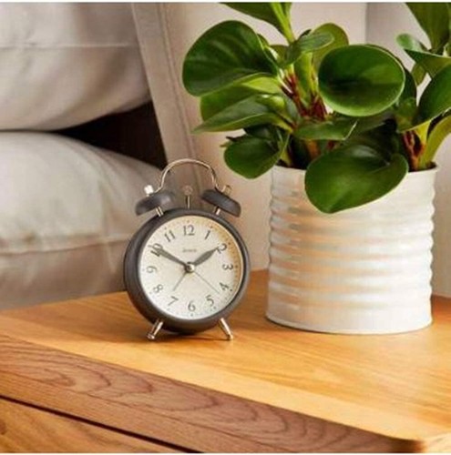 Jones Alarm Clock Quartz Traditional Classic Twin-bell Alarm Clock ...