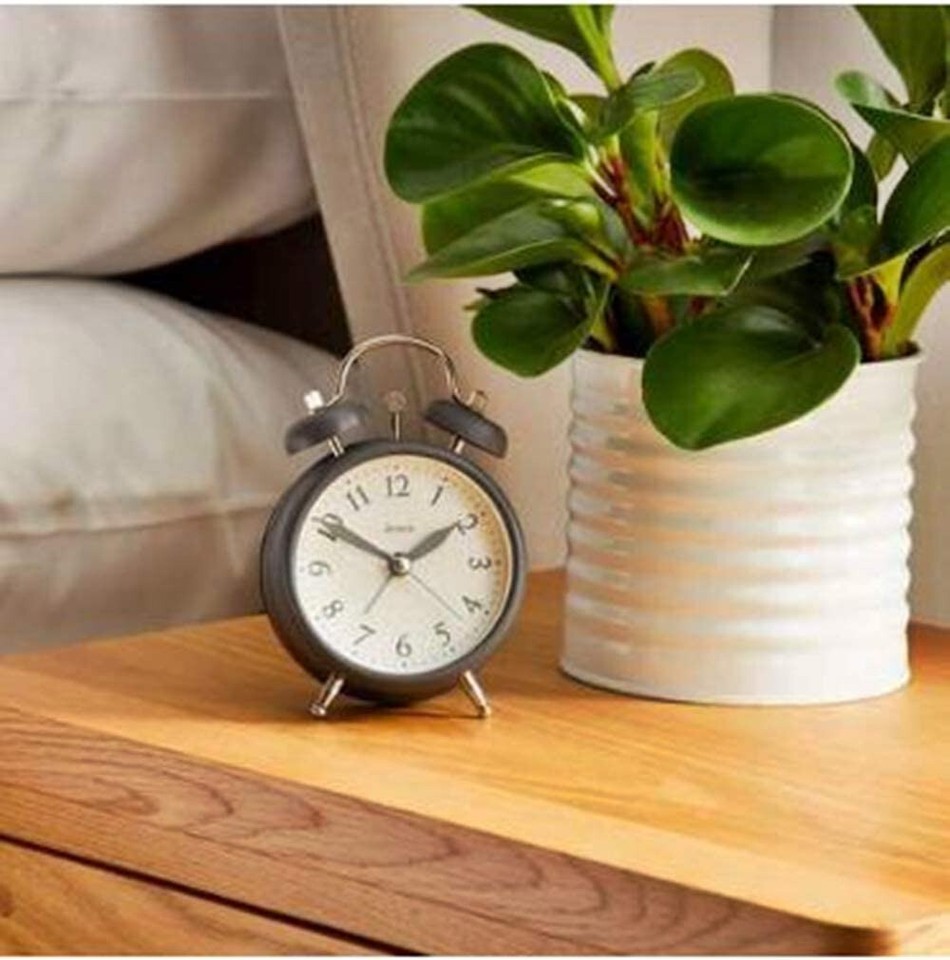 Jones Alarm Clock Quartz Traditional Classic Twin-bell Alarm Clock ...