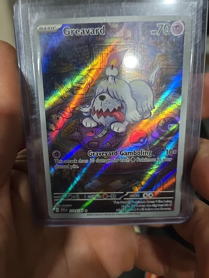 Pokemon TCG Greavard 214/198 Scarlett & Violet Illustration Rare NM | eBay