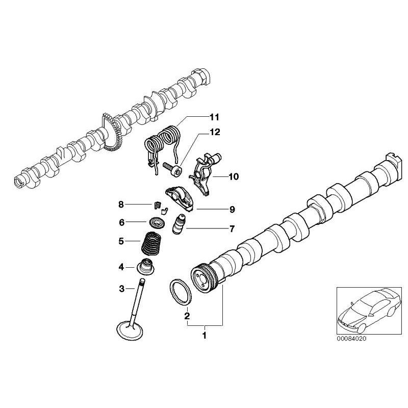 Original BMW 11337530980 - Rollenschlepphebel "2A" 1er 3er 5er 6er 7er X1 X3 ... | eBay