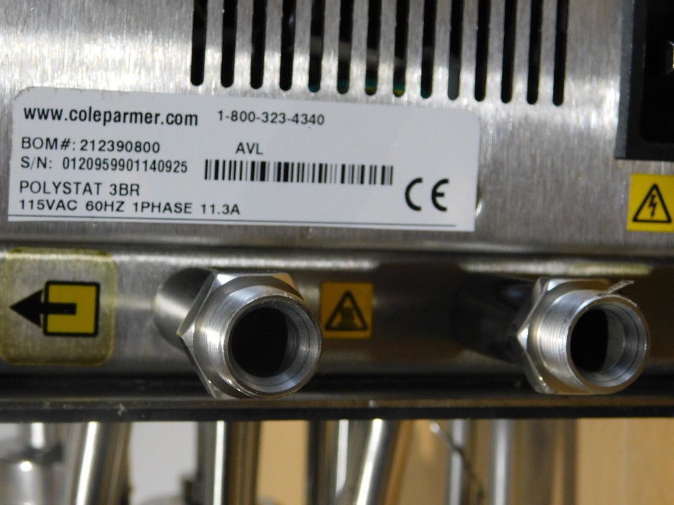 Cole Parmer Polystat 3BR Temperature Cooling Heating Bath Circulator | eBay