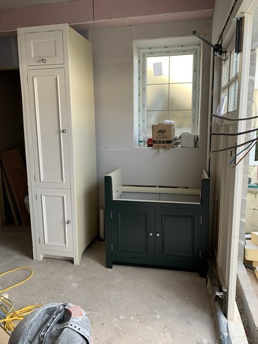 Neptune Chichester Larder And Double Sink Base Unit | eBay UK