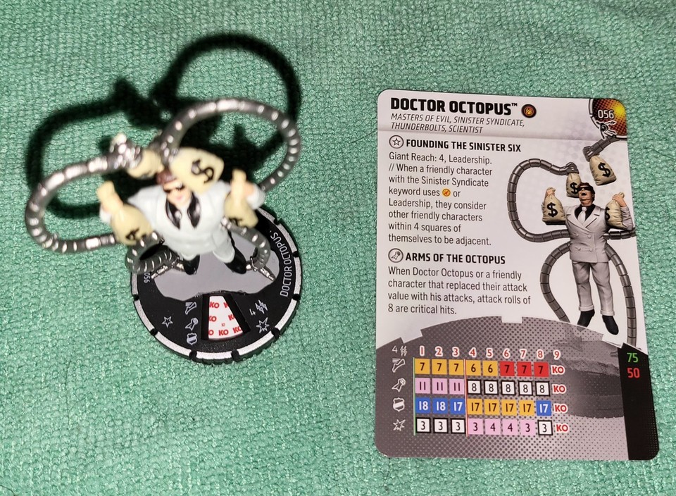 HeroClix Spider-Verse Chase Doctor Octopus 056 | eBay