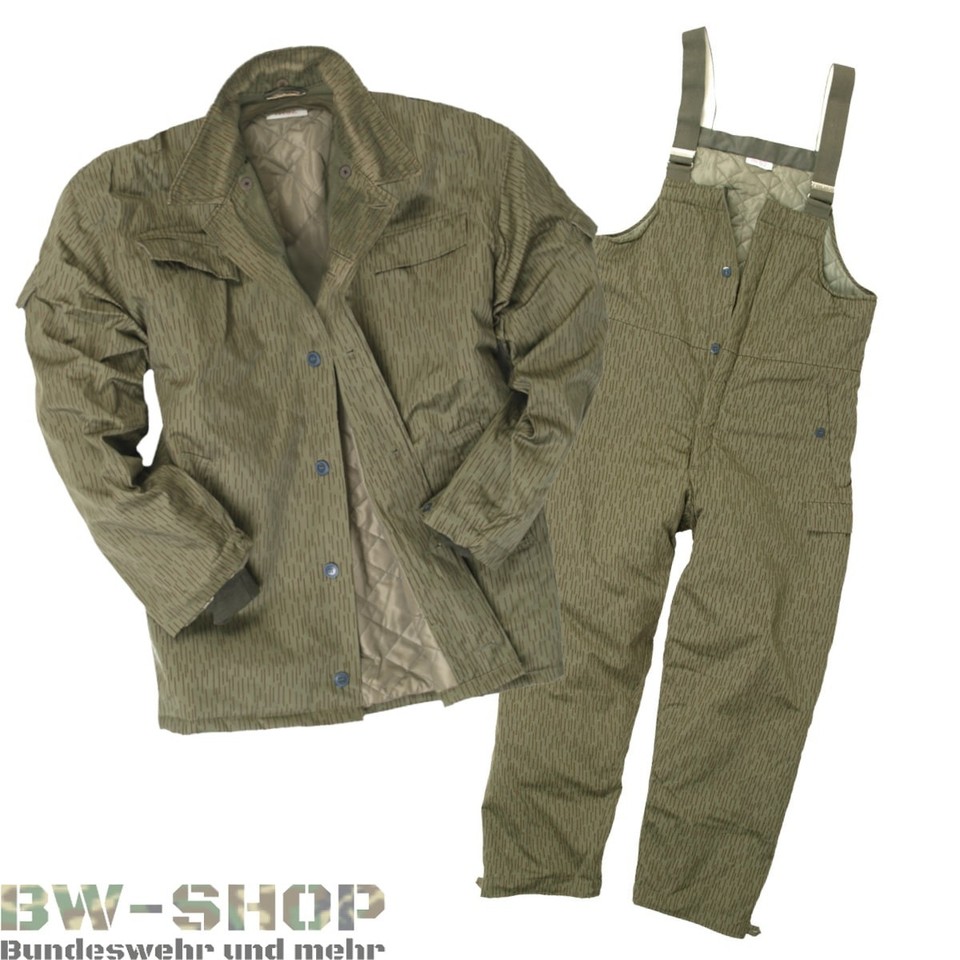 NVA WINTERJACKE / WINTERHOSE DDR JACKE / HOSE / SET LATZHOSE GEFÜTTERT ...