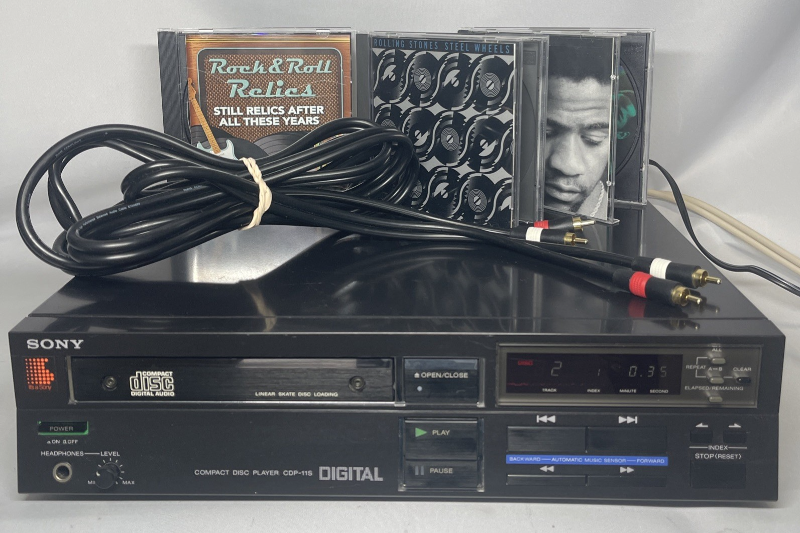 🔥TESTED RARE VTG SONY CDP-11S CD Player Digital + BUNDLE CLASS 1 Laser ...