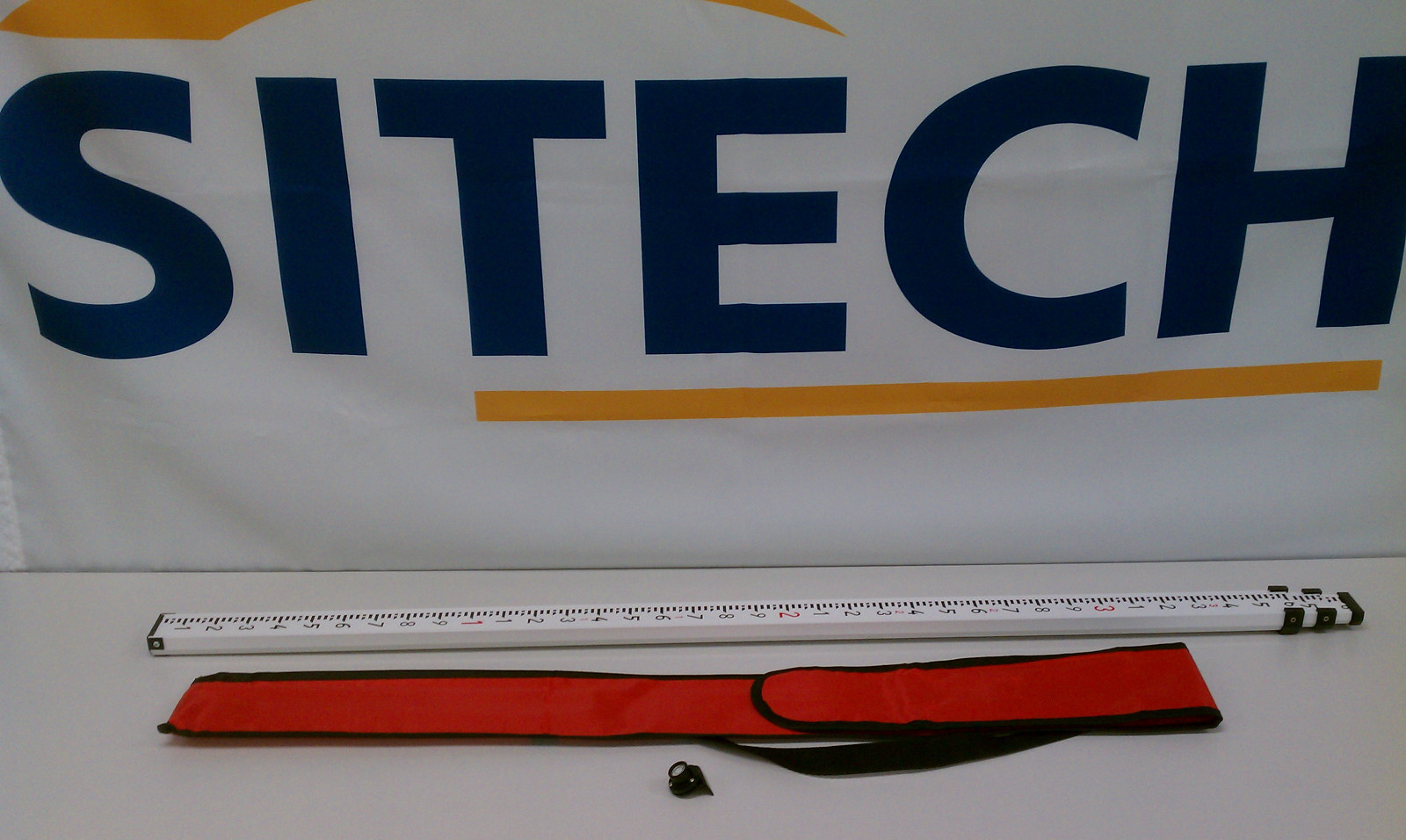 Crain Seco 9ft 10ths Grade Rod Stick w Level Vial & Carrying Case ...