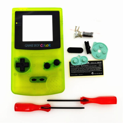 Glow Night Light Clear Yellow Housing Shell Cover for Game Boy Color ...