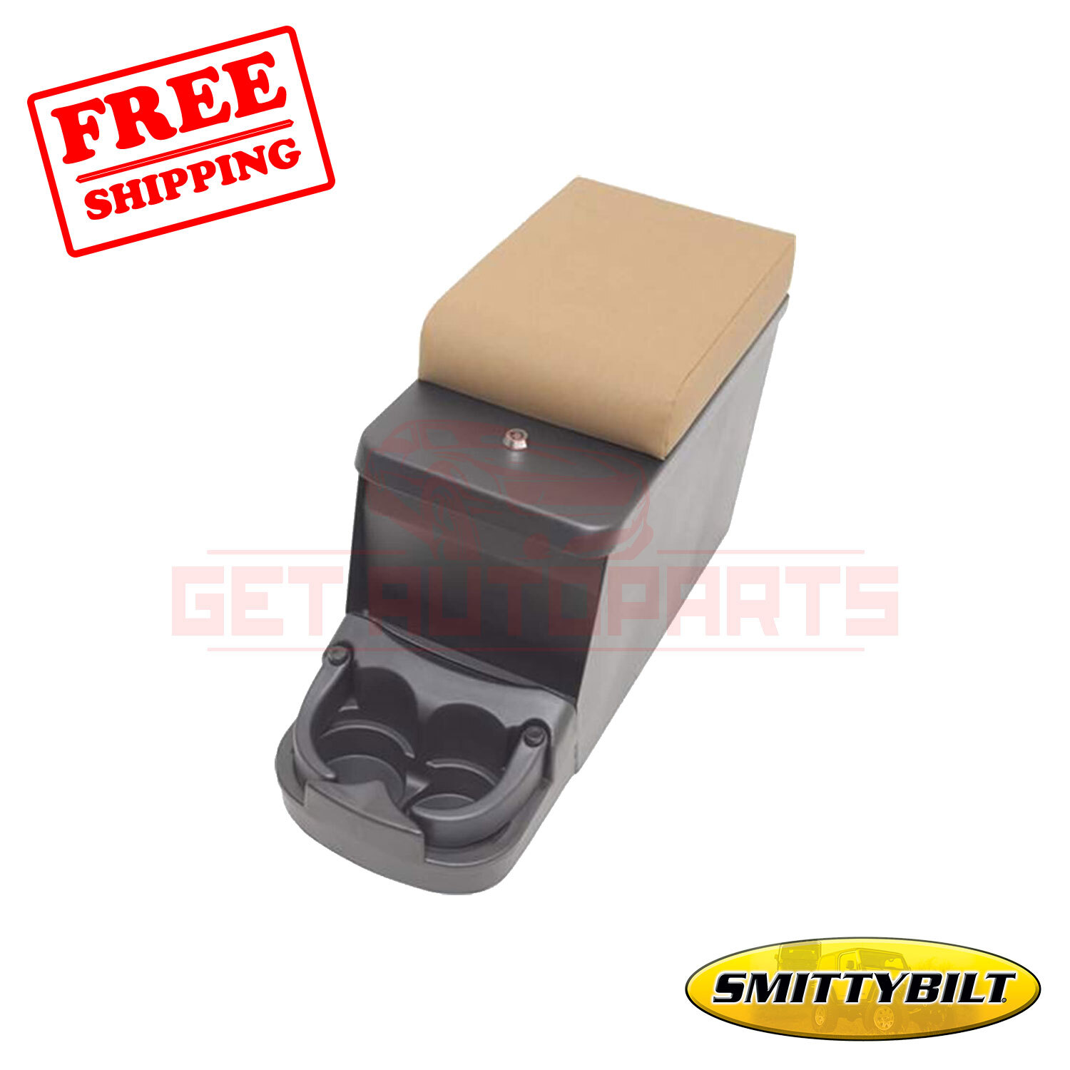 Smittybilt Console Floor Mount Black Steel fits Jeep CJ & Wrangler 76 ...