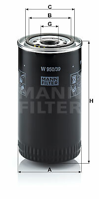 Oil Filter A00661 384240 4897898 1399494 1706238 BHC5031 2513616 ...