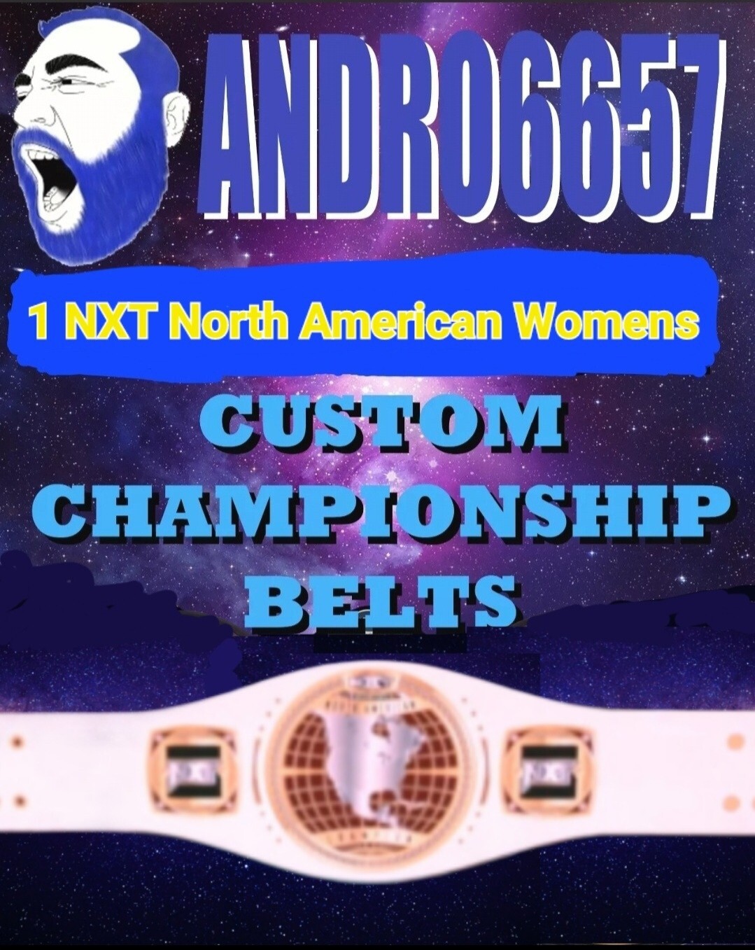 NXT Women's North American style championship belts Action figures ...
