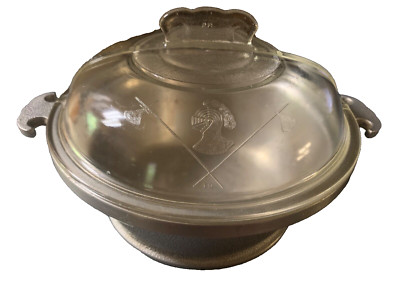 Vintage Guardian Service CookWare 4 quart Cast Aluminum Pot w/ Dome ...