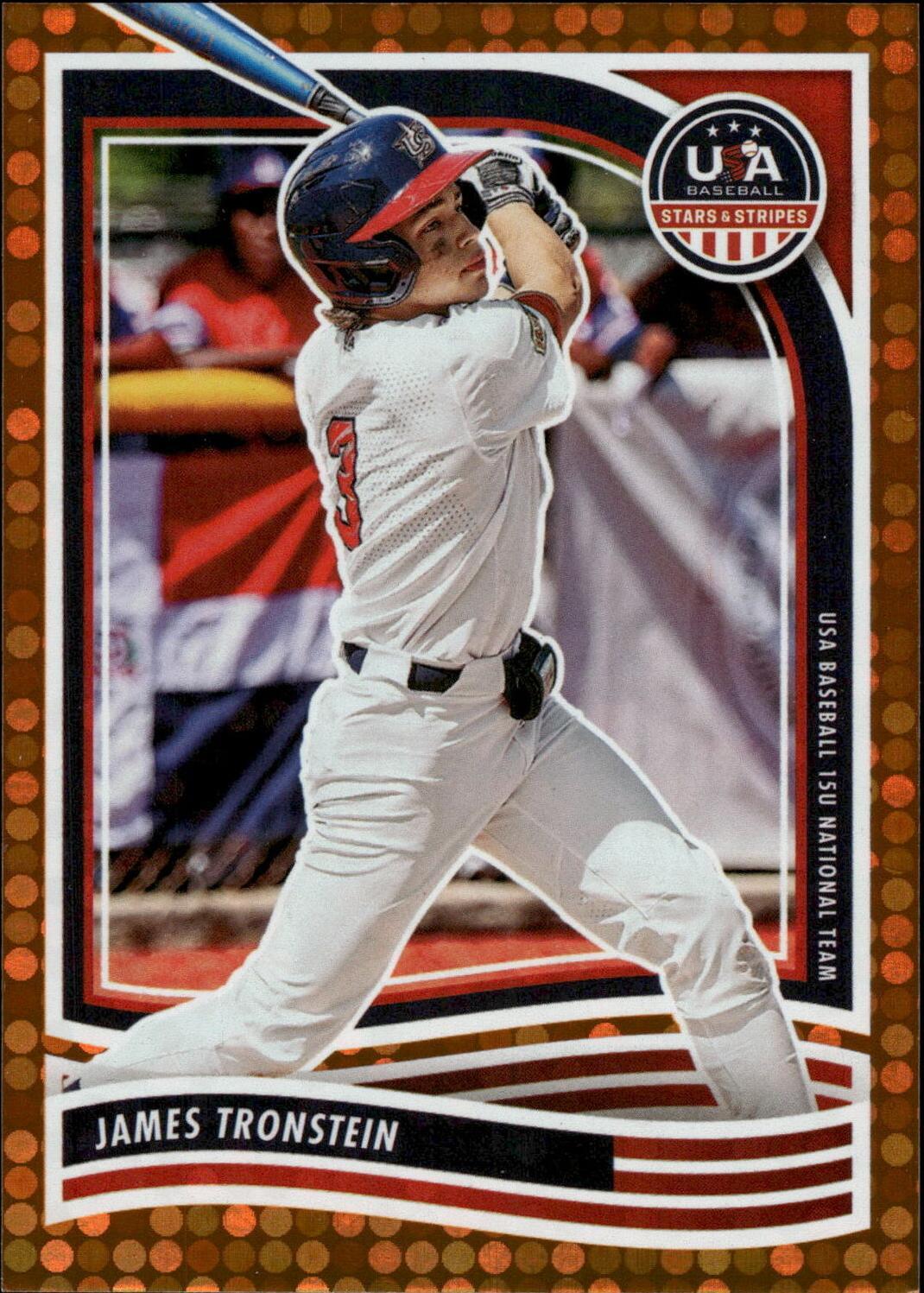 2024 Panini Stars and Stripes - James Tronstein #10 Orange /75 (RC) for ...