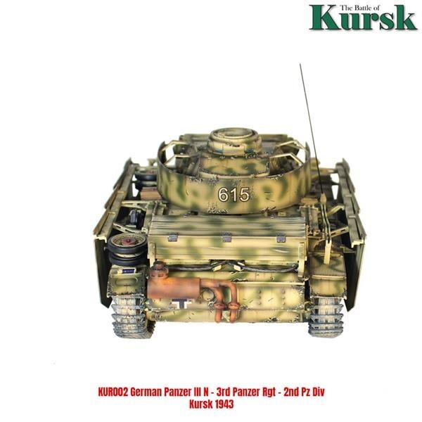 KUR002 German Panzer III N - 3rd Panzer Rgt 2nd Pz Div by First Legion ...