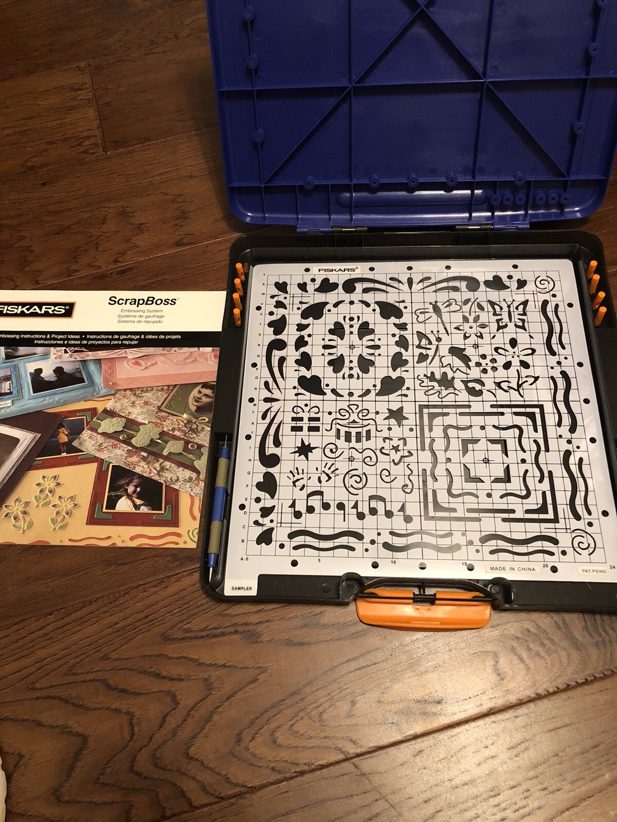 Fiskars ScrapBoss Embossing System Plus extra embossing stencil sets | eBay