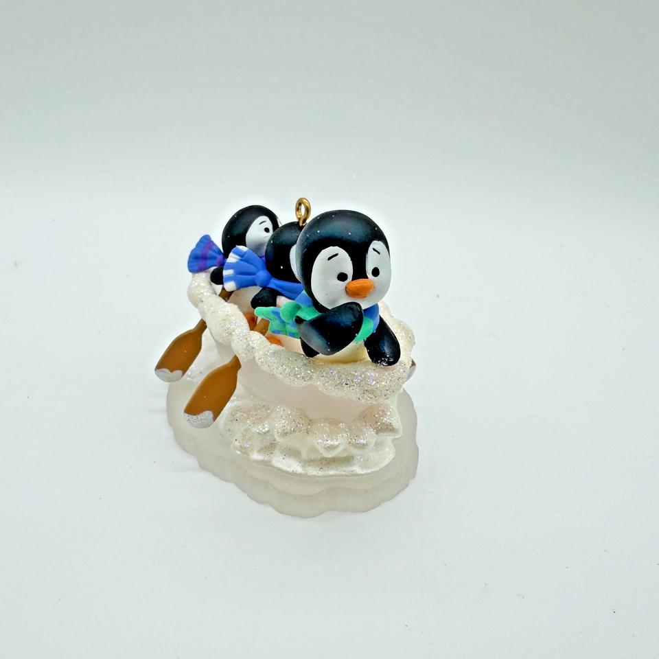 Hallmark Christmas Ornament Arctic Adventurers 2005 Penguins Rowing a ...