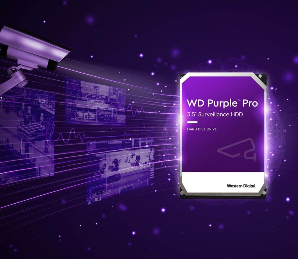 WD 12TB Purple Pro Surveillance SATA HDD 7200 RPM, 512MB Cache, CMR ...