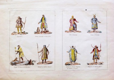 Russia. Siberian People, Samoyeds, Kets, 1780 | eBay