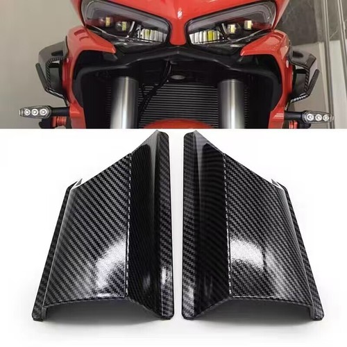 Motorcycle Front Fairing Aerodynamic Winglets Spoilers Air Deflector ...
