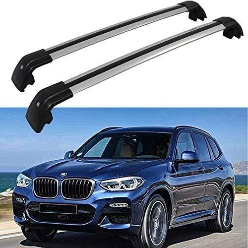 2Pcs Lockable Roof Rail Racks Cross Bars Crossbar Fits for BMW X3 G01 ...