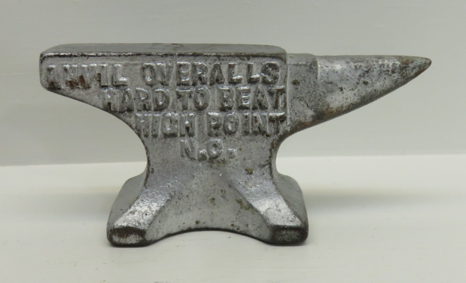 Anvil Overalls High Point NC Cast Iron Anvil Paperweight Jeweler ...