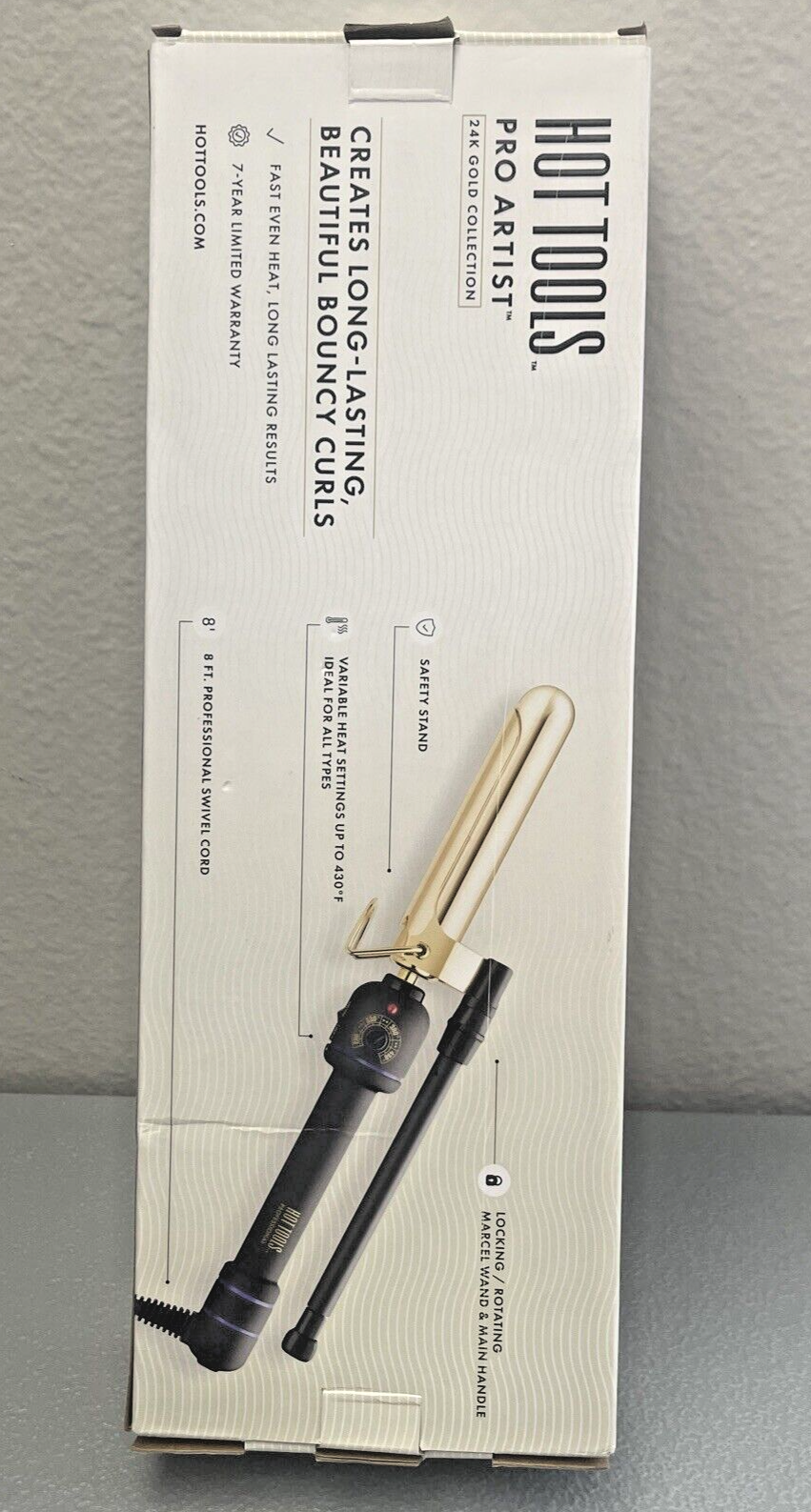 Hot Tools Pro Artist 24K Gold Marcel Iron | Long Lasting Curls, Waves ...
