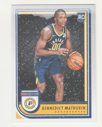 2022-23 Panini NBA Hoops WINTER #236 BENEDICT MATHURIN RC Rookie ...