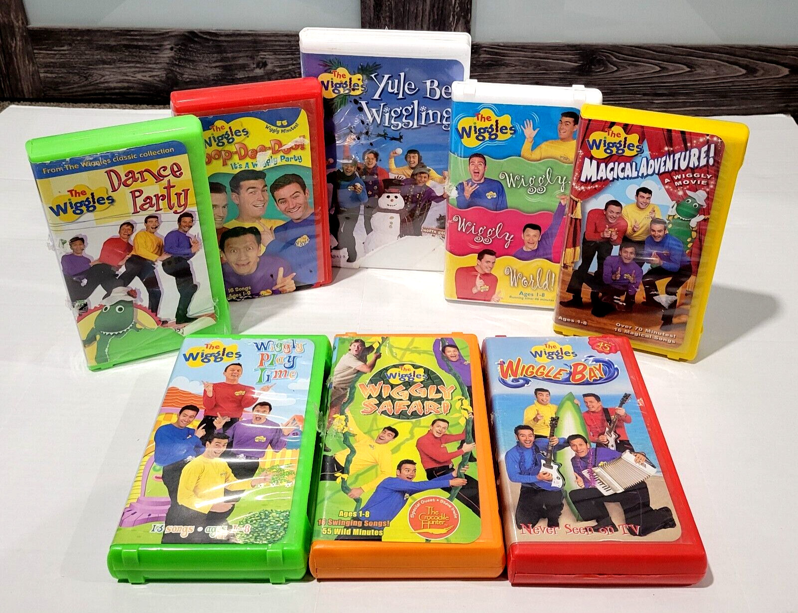 The Wiggles VHS Lot of 8 - Yule Wiggly World | Grelly USA