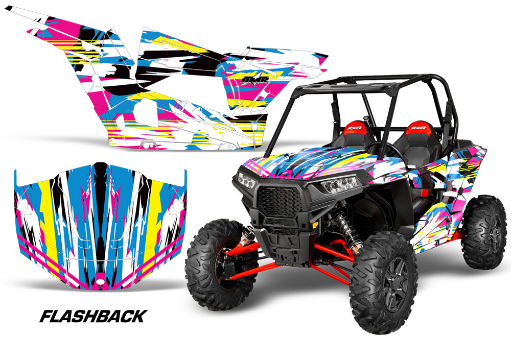 UTV Graphics Kit SxS Decal Sticker Wrap For Polaris RZR XP 1000 13-18 ...