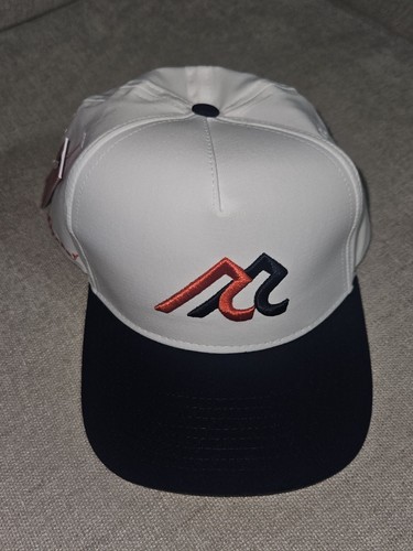 Redvanly Golf Snapback Hat Cap White Black Red NWT Double R | eBay