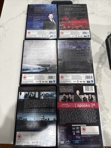 Spooks DVD Bundle Lot Seasons 4/ 5 / 6 / 7 / 8 / 10 TV Show Region 2/4 ...