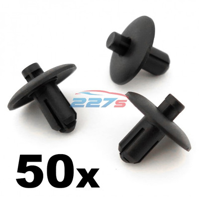 50x Trim & Body Panel Clips- Fit some Audi wheel arch, grille, cabin ...