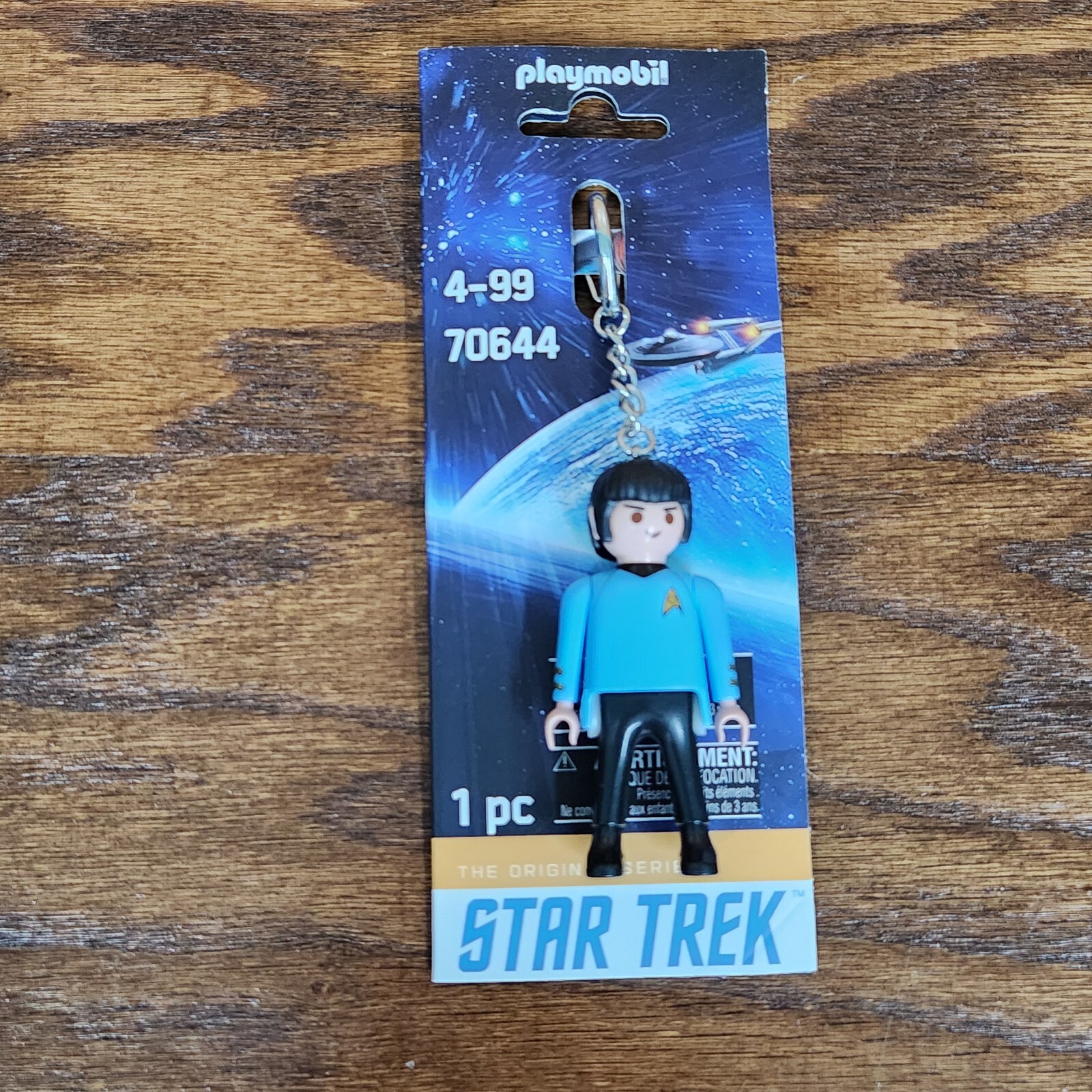 Playmobil 70644 Star Trek Mr. Spock Keychain Action Figure Toy Clip New ...