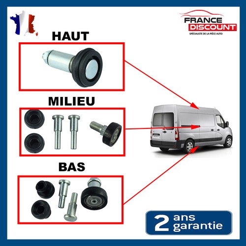 MASTER 3 RIGHT SIDE DOOR GUIDE REPAIR KIT = 777946809R 745961469R ...