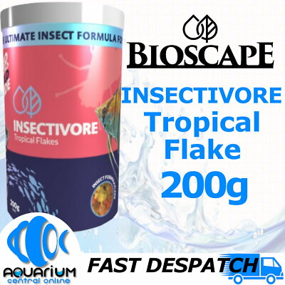 Insectivore Tropical Flake Food 200g Aquarium Fish Food | eBay Australia
