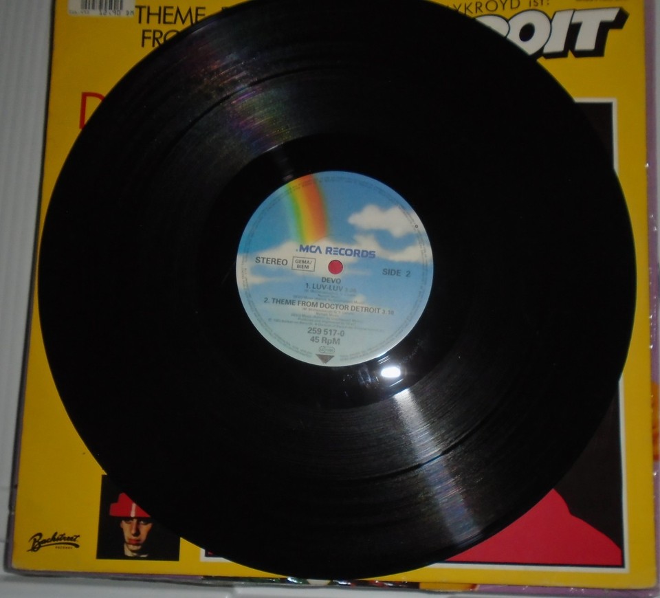 DEVO Theme from Dr Detroit vinyl single GERMANY 1983 | eBay