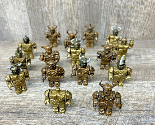 16 Mega Bloks Dragons Krystal Wars Knight Orcs Mini Figure Gold Figures ...