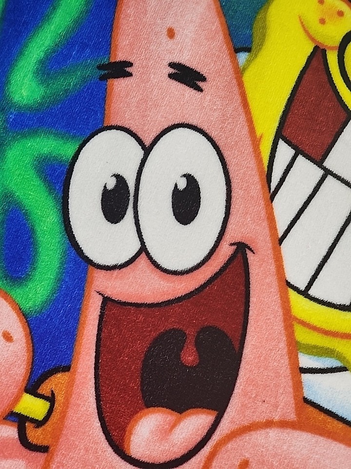 Nickelodeon SpongeBob And Patrick Blanket 4"x3" | eBay
