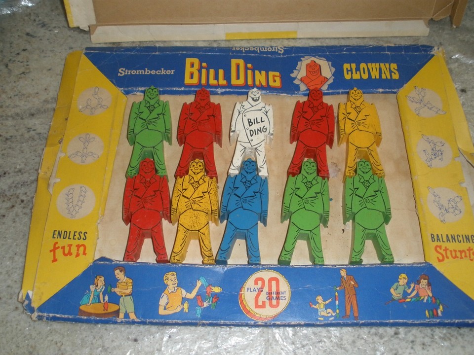VINTAGE STROMBECKER BILL DING CLOWNS IN BOX | eBay