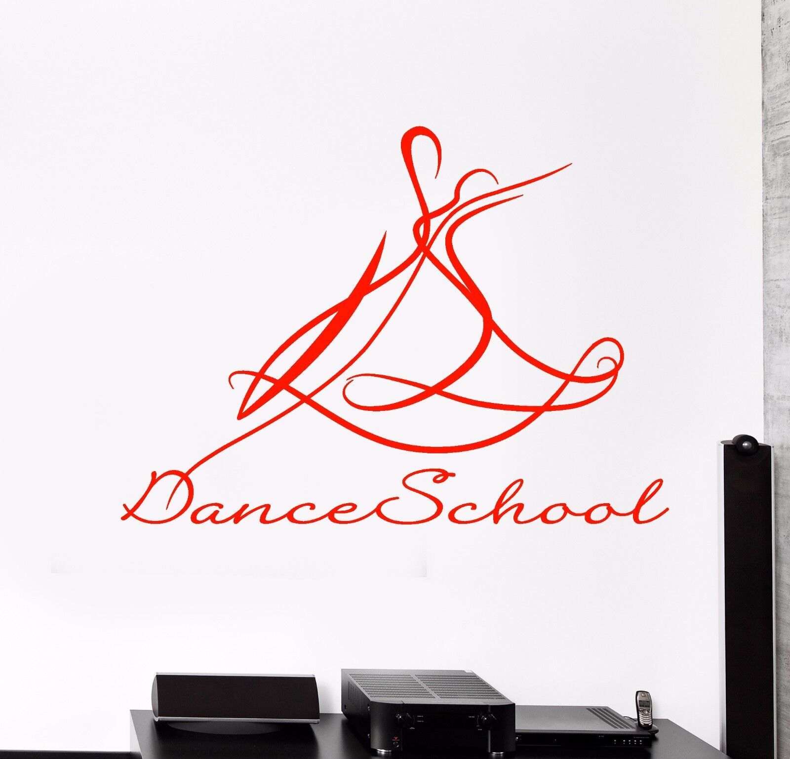Vinyl Wall Decal Ballroom Dance Dancing School Dancer Stickers (974ig ...