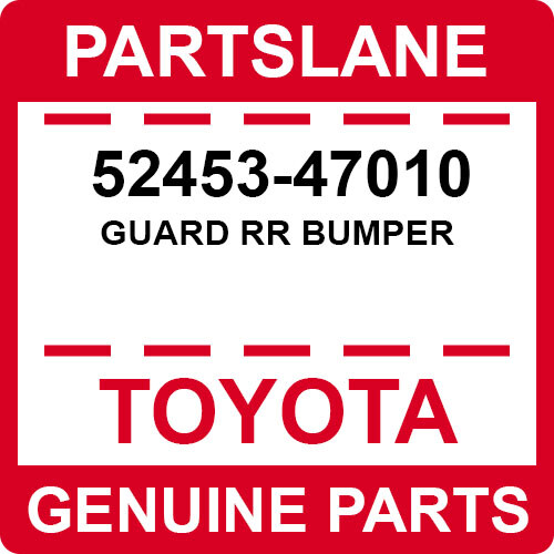 Toyota OEM 2016 Prius Rear Bumper-lower Cover 5245347010 for sale ...