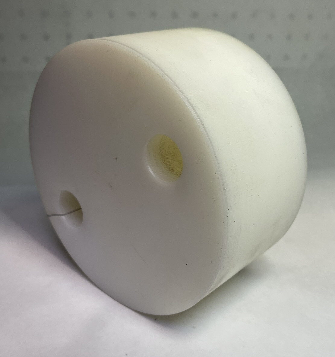 Machinable Natural Acetal Delrin Plastics Sheave 6.5” RD X 3-1/4” Tall ...