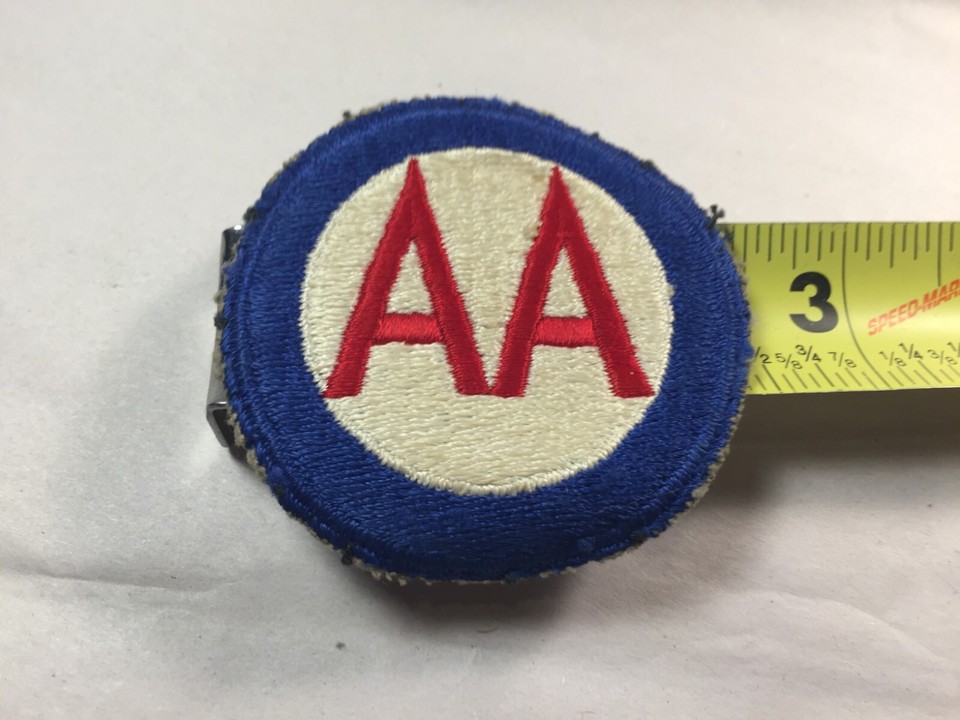 WWII US Army Anti-Aircraft/AA Command Color Patch | eBay