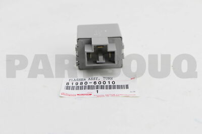 8198060010 Genuine Toyota FLASHER ASSY, TURN SIGNAL 81980-60010 | eBay