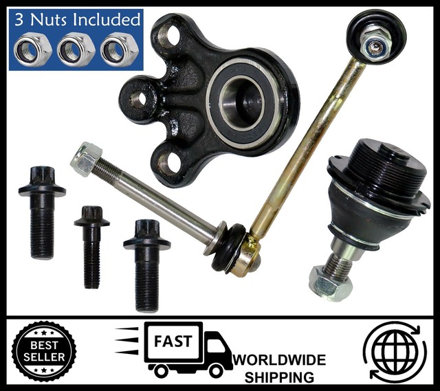 Lower/Upper (FRONT+LH) Suspension Ball Joint+Drop Link FOR PEUGEOT 407 ...