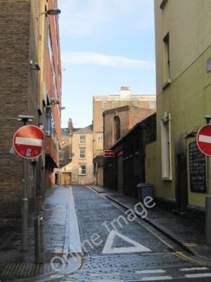 Photo 6x4 Back Berry Street towards Wood Street Liverpool Looking along ...